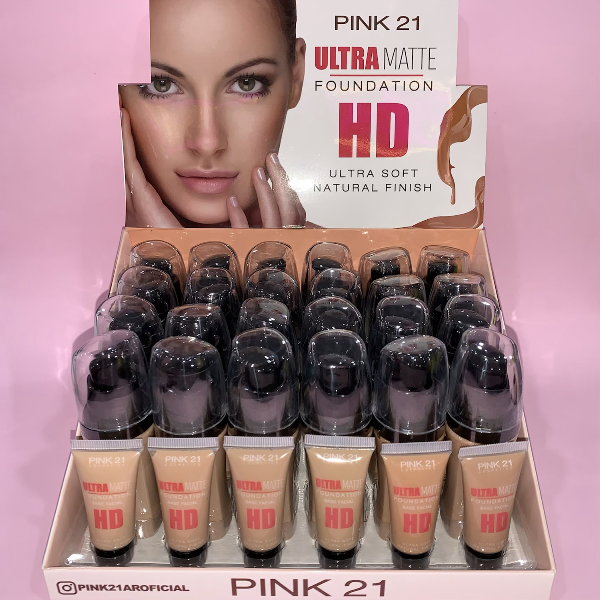 BASE ULTRA MATTE HD PINK 21+ | Belleza | Tomás Accesorios