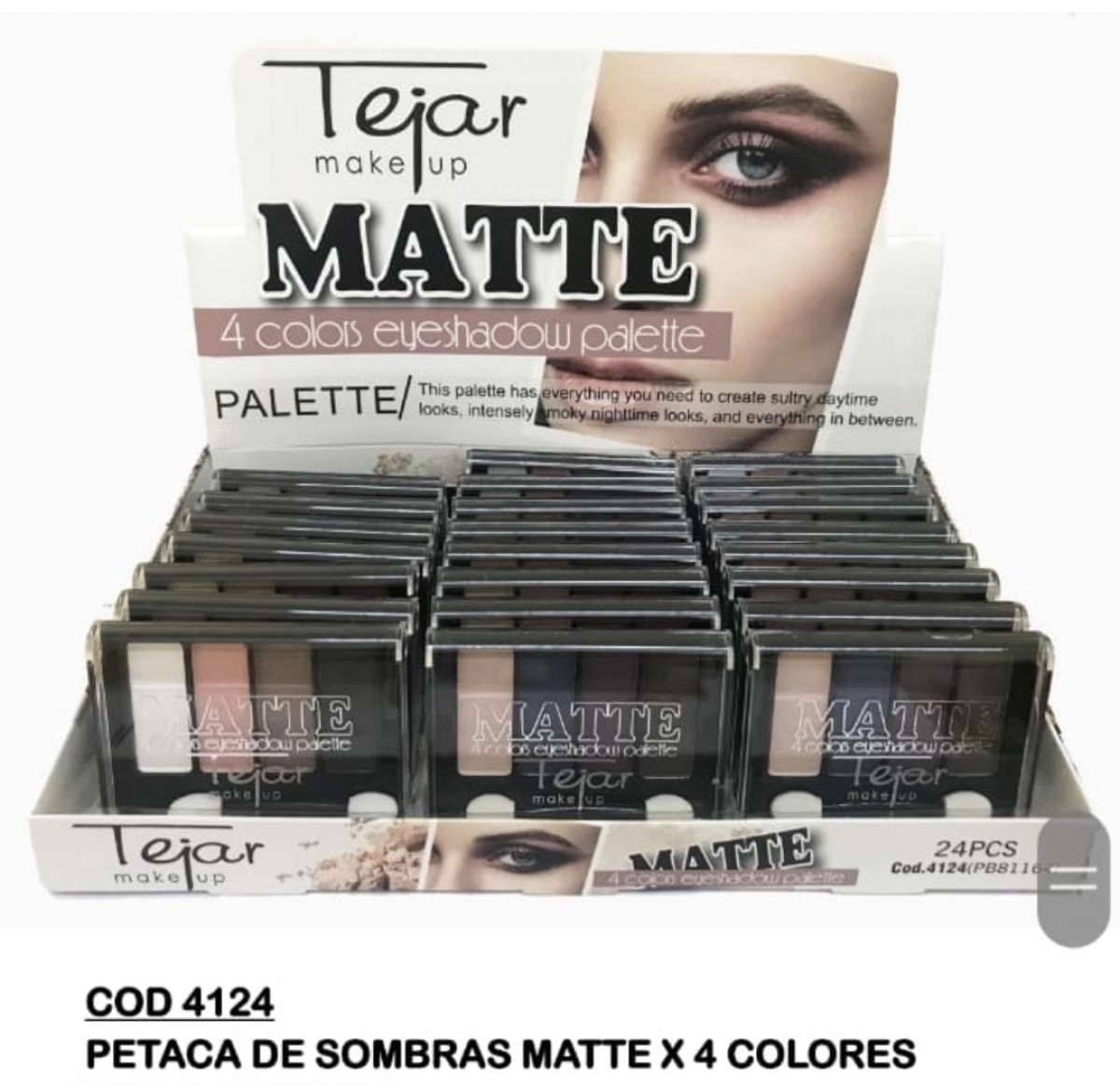 SOMBRA MATTE 4 COLORES TEJAR ++++// | Belleza | Tomás Accesorios