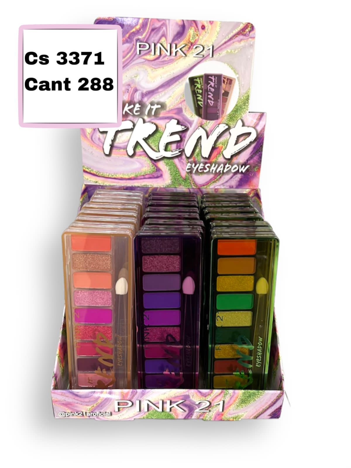 SOMBRAS PINK 21+++ | Belleza | Tomás Accesorios