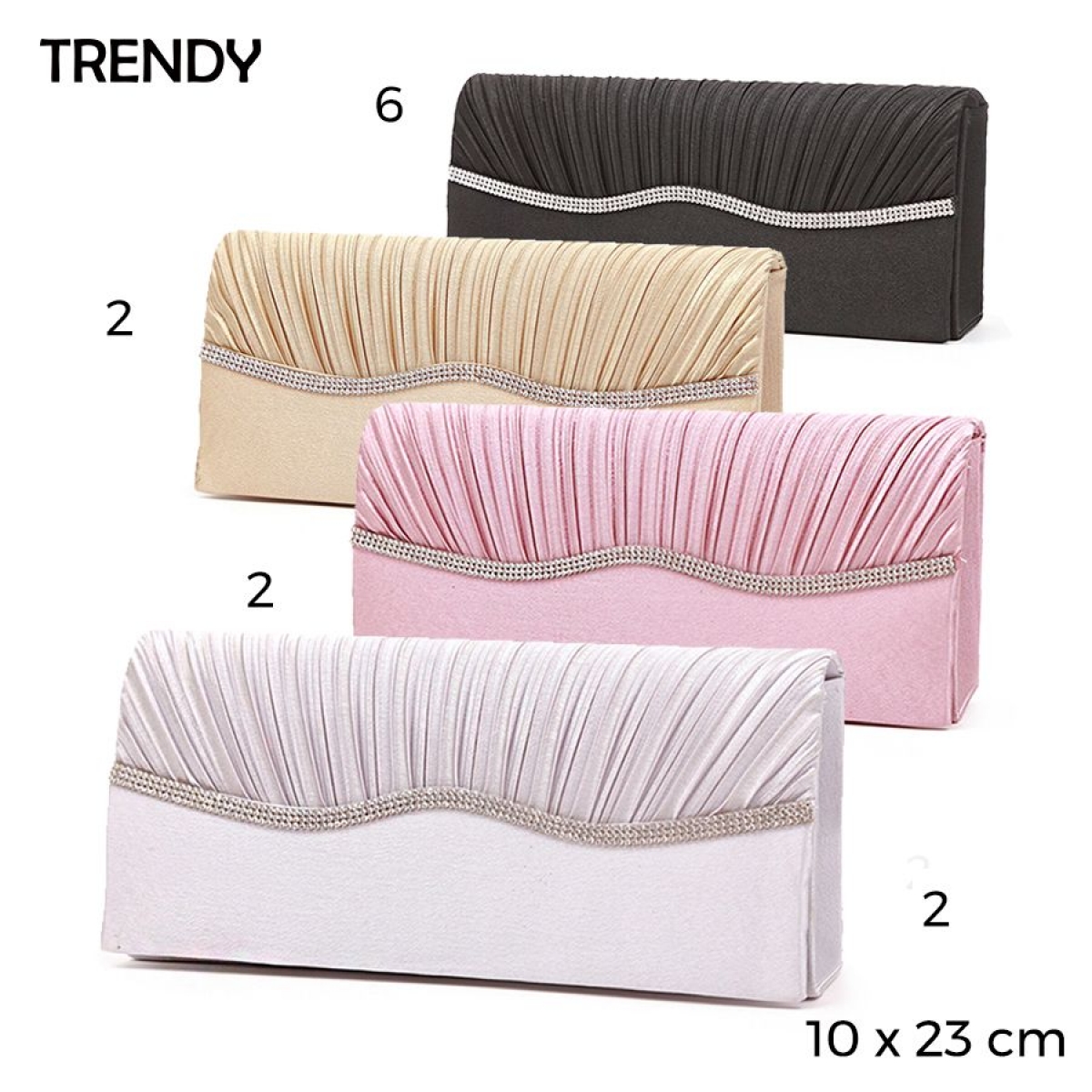 CARTERA DE FIESTA TRENDY VARIOS COLORES + | Marroquineria | Joaquina Moda