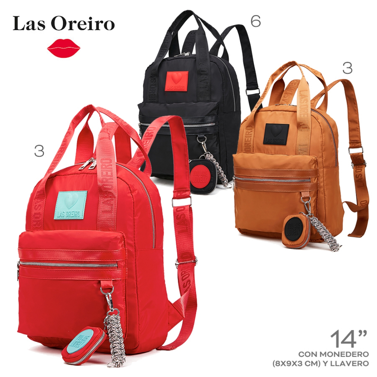 MOCHILA LAS OREIRO ++++ | Marroquineria | Joaquina Moda