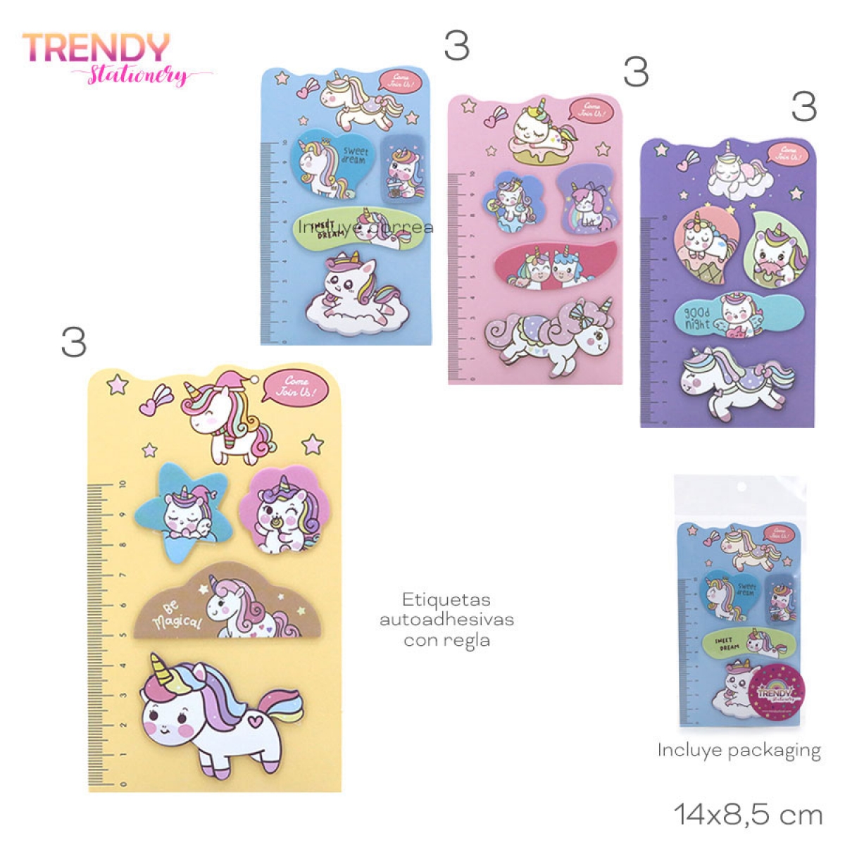 SET STICKERS TRENDY ++++ | Accesorios | Tomás Accesorios