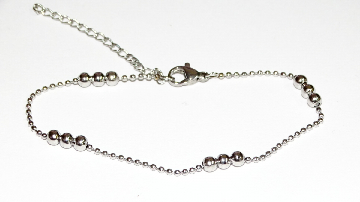 PULSERA ACERO BOLITAS++++ | Acero | Joaquina Acero
