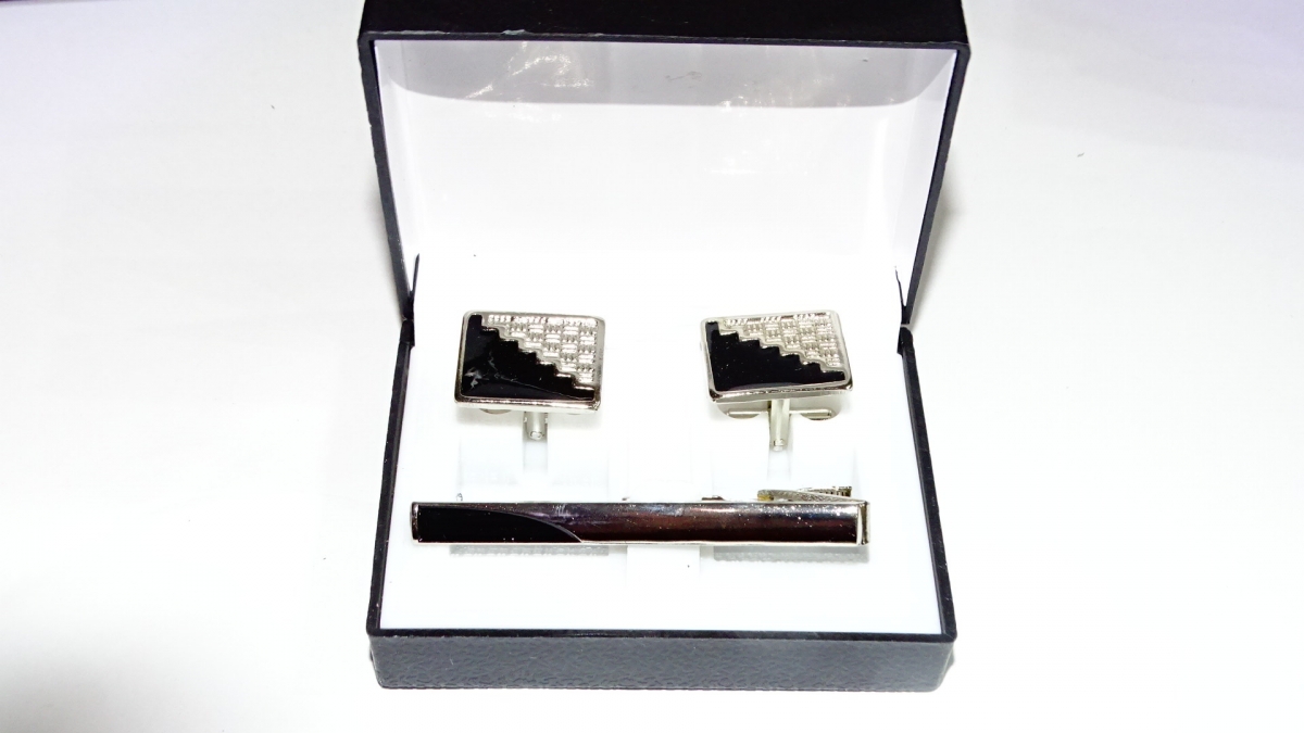 SET GEMELOS CON TRABA DE CORBATA++++ | Accesorios | Tomás Accesorios