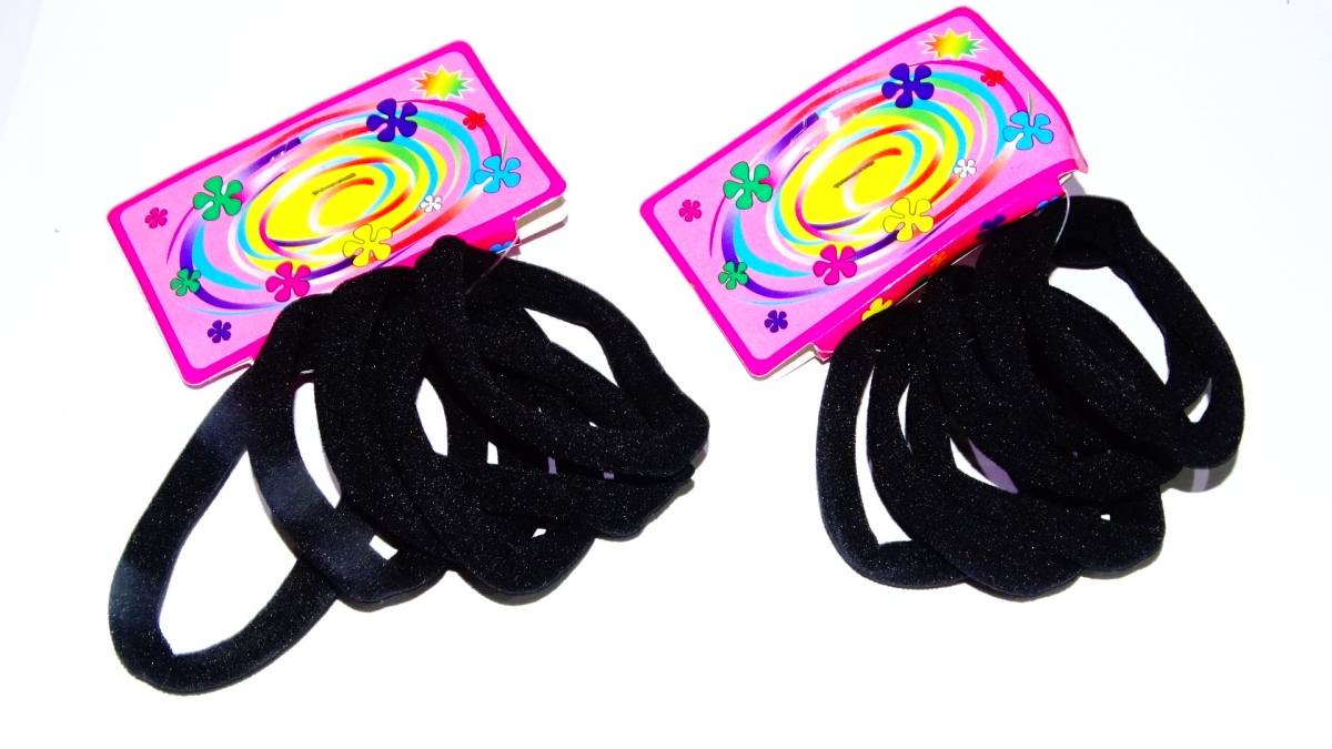COLITAS 6,5 CM X 72 GIGANTES NEGRO+ | Accesorios Pelo | Tomás Accesorios